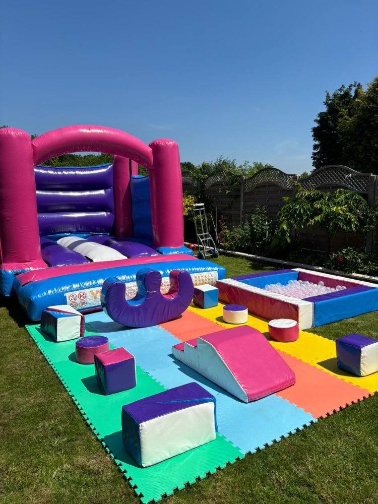 Rainbow Soft Play Castle & Activity Zone - YMA Bouncy Castle